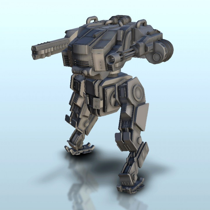3D Printable Robot Bot 3000 - Future Sci-Fi SF Post apocalyptic ...