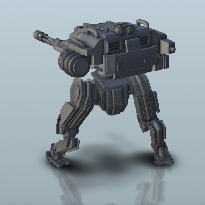 3D Printable Robot Bot 3000 - Future Sci-Fi SF Post apocalyptic ...