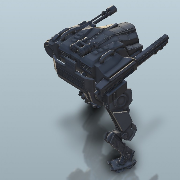 3D Printable Robot Bot 3000 - Future Sci-Fi SF Post apocalyptic ...