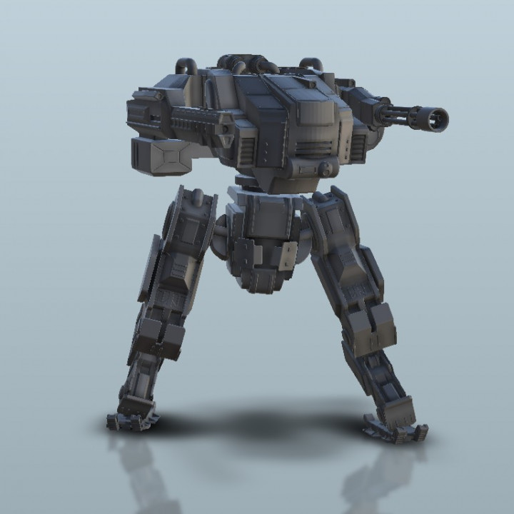 3D Printable Robot Bot 3000 - Future Sci-Fi SF Post apocalyptic ...