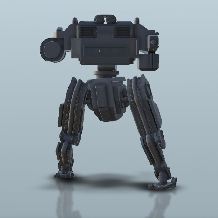 3D Printable Robot Bot 3000 - Future Sci-Fi SF Post apocalyptic ...