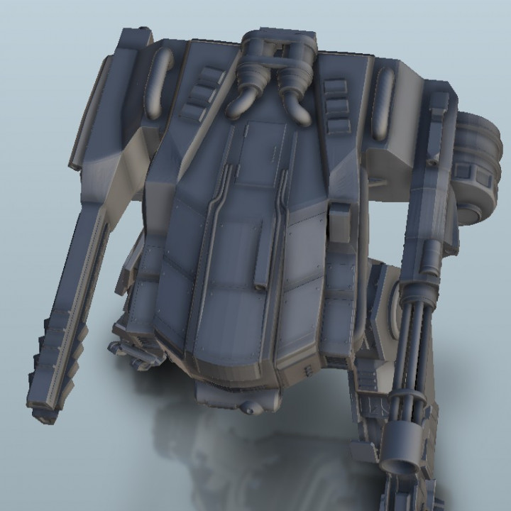 3D Printable Robot Bot 3000 - Future Sci-Fi SF Post apocalyptic ...