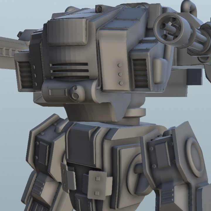 3D Printable Robot Bot 3000 - Future Sci-Fi SF Post apocalyptic ...