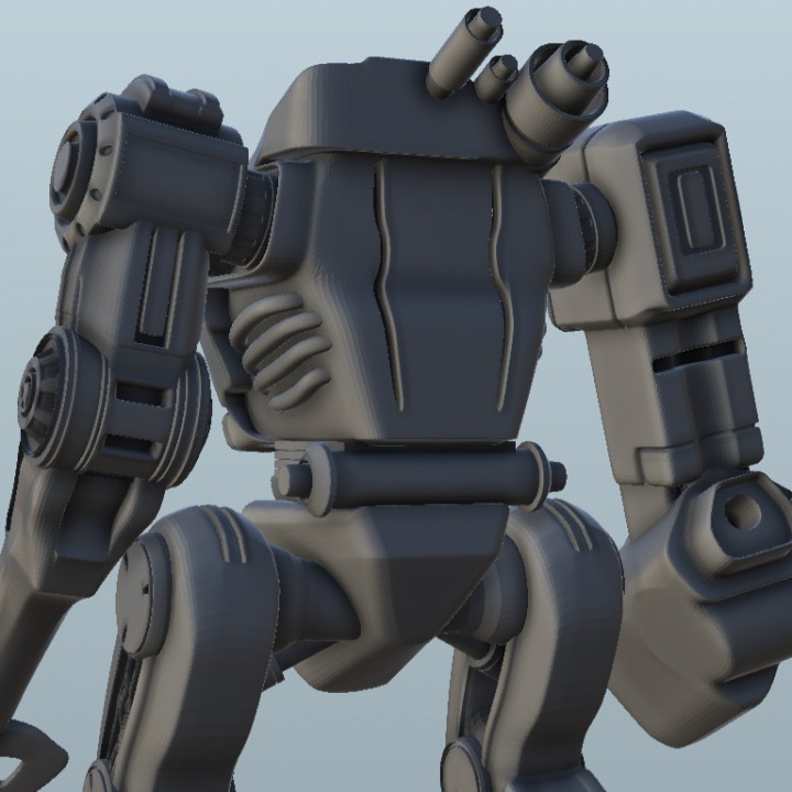 3D Printable Robot Missile launchers - Future Sci-Fi SF Post ...