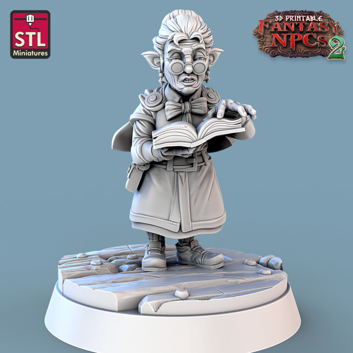 3D Printable Fantasy NPCs 2 - Classroom Set by STL Miniatures