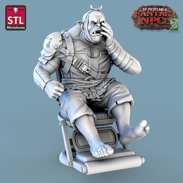 3D Printable Fantasy NPCs 2 - Dentist Set by STL Miniatures