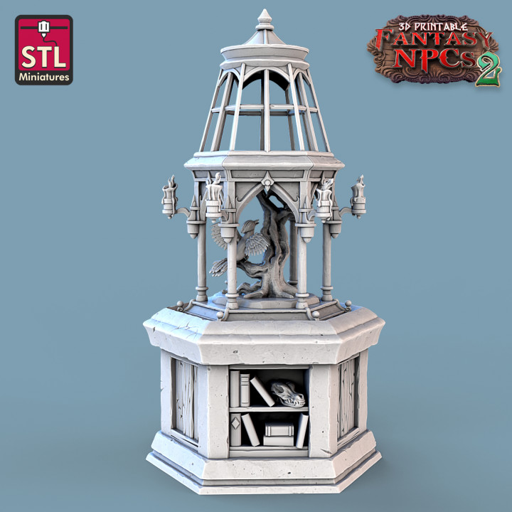 3D Printable Fantasy NPCs 2 - Taxidermist Set by STL Miniatures