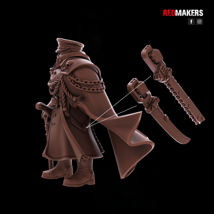 3D Printable Lord General of the Imperial Force by RedMakers