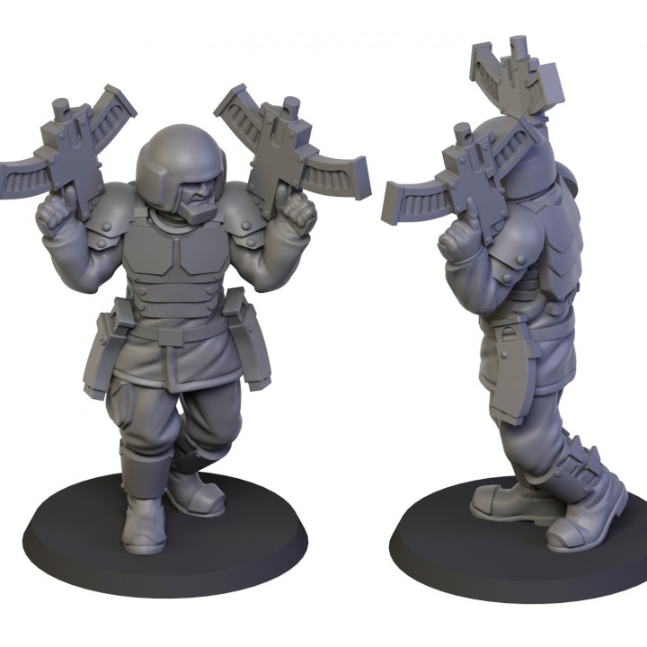 3D Printable Soldiers by Sergeant Hammer