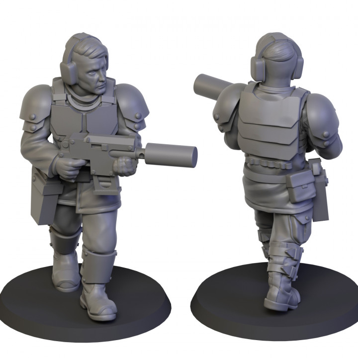 3D Printable Soldiers by Sergeant Hammer