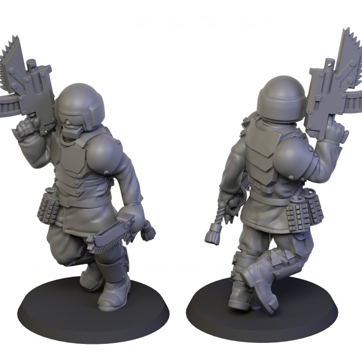 3D Printable Soldiers by Sergeant Hammer