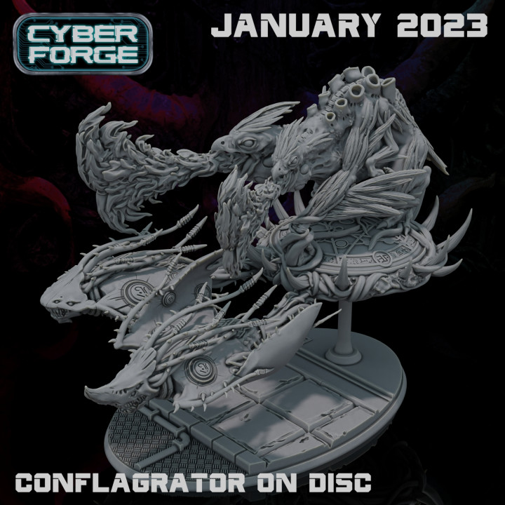 3D Print of Cyber Forge - January23 Release by mordaga