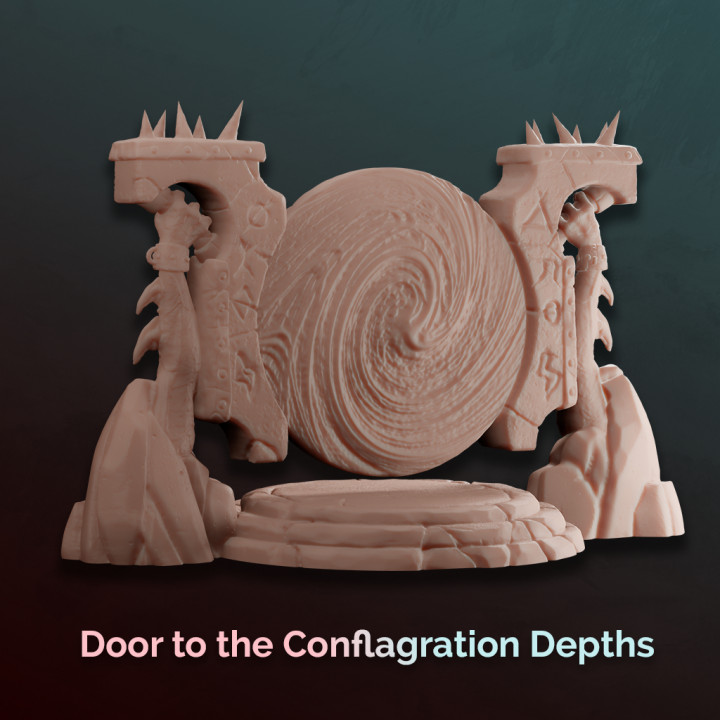 3D Printable Scenery Pack - Temple of Destruction by Artificers_Mini