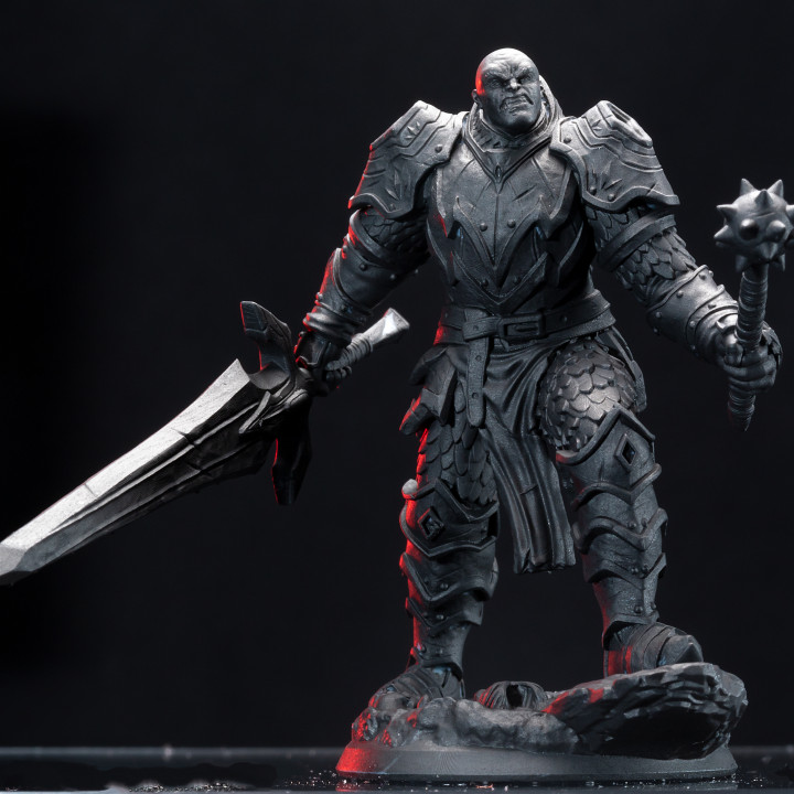 3D Print of Blood Commander 02 by War King Miniatures