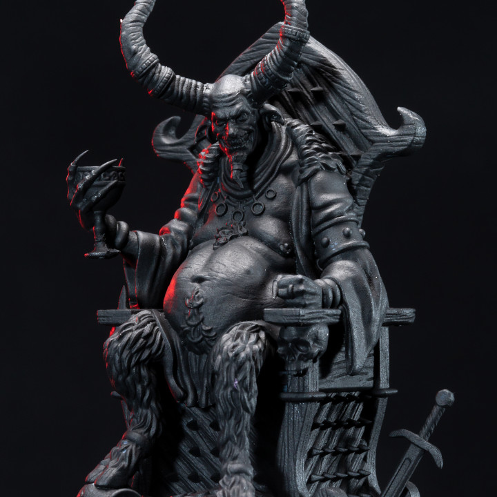 3D Print of Mammon, Lord Of Avarice by War King Miniatures