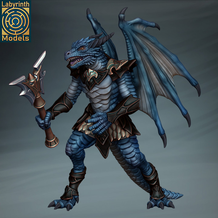 3D Printable Dragon Cult Collection Vol. 1 - 32mm scale by Labyrinth Models