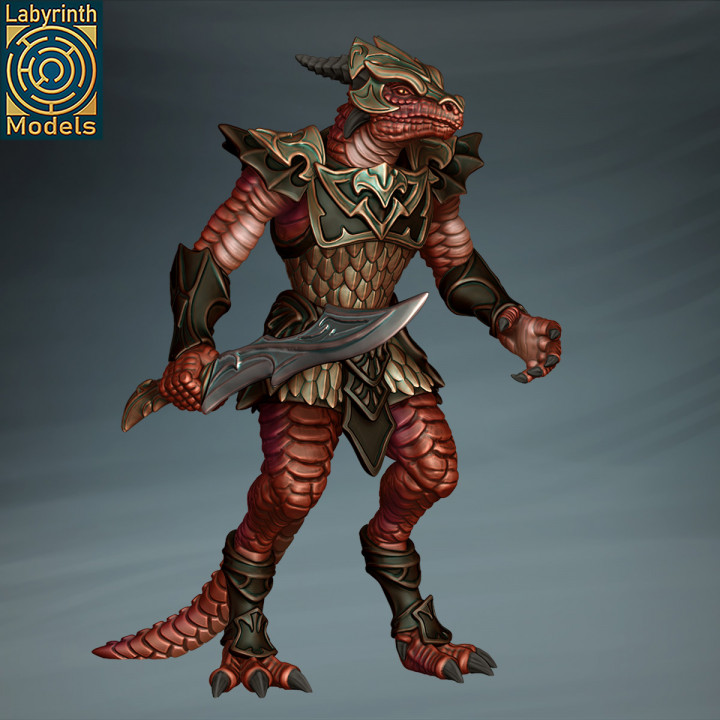 3D Printable Dragon Cult Collection Vol. 1 - 32mm scale by Labyrinth Models