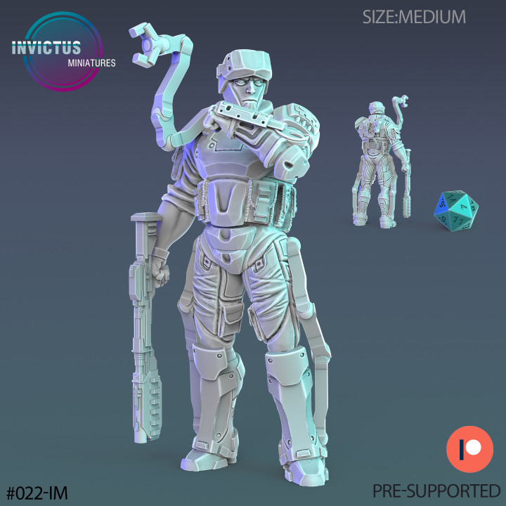 3D Printable Exoskelet Soldier Set / Space Warrior / War Trooper ...