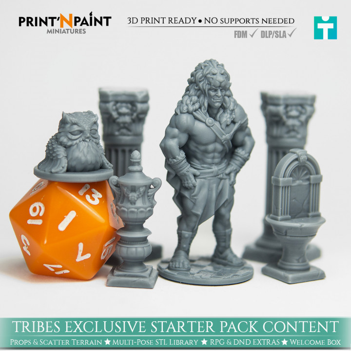 3D Printable Hercules by Leonardo Escovar