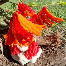3D Printable Public Release: Flexi Factory Print-in-place Phoenix with ...
