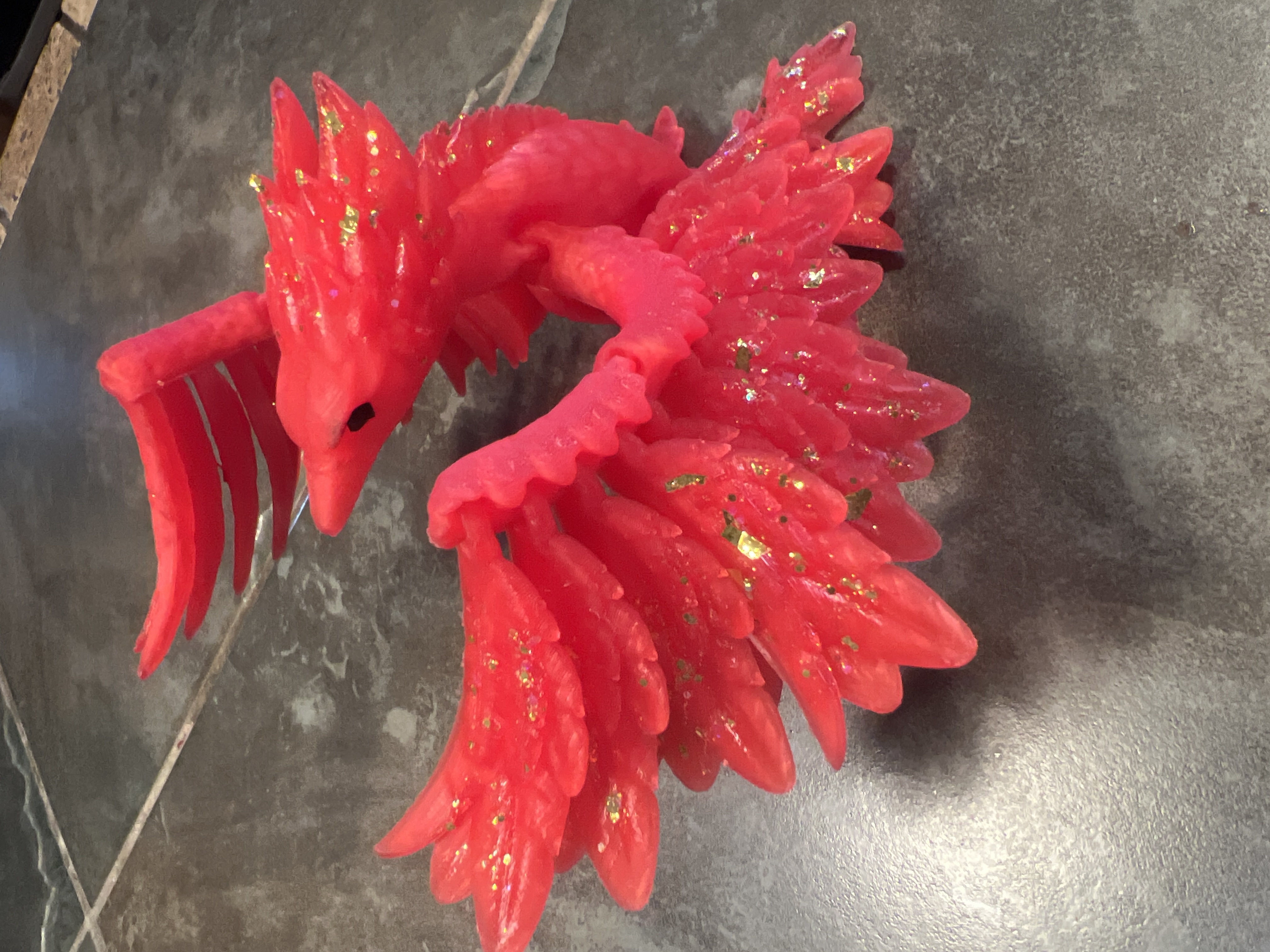 3D Printable Public Release: Flexi Factory Print-in-place Phoenix with ...