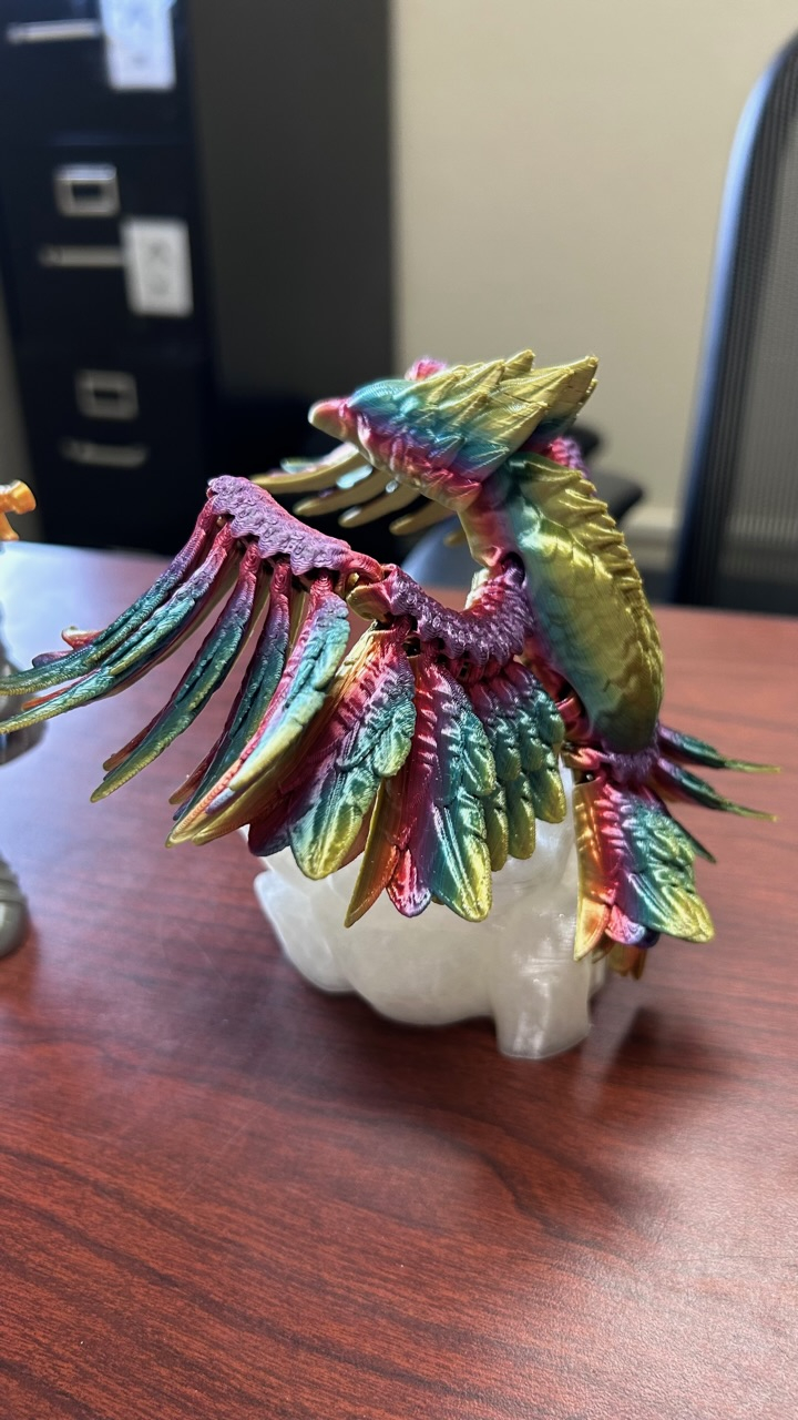 3D Printable Public Release: Flexi Factory Print-in-place Phoenix with ...