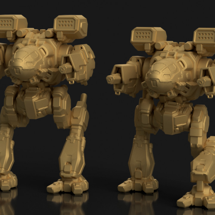 3D Printable Madcat Mk II Battlemech for Battletech by Matt Mason