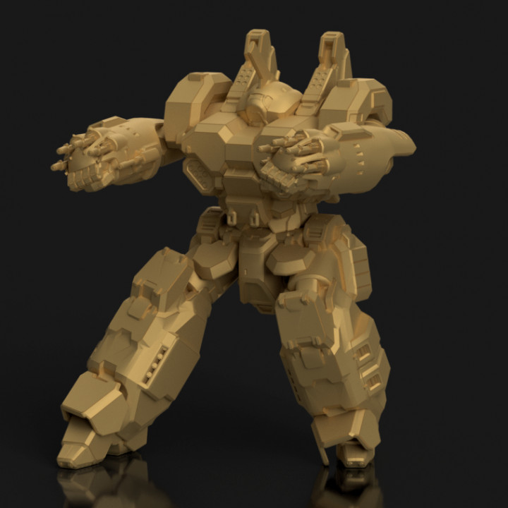 3D Printable Crusader CRD-J for Battletech by Matt Mason
