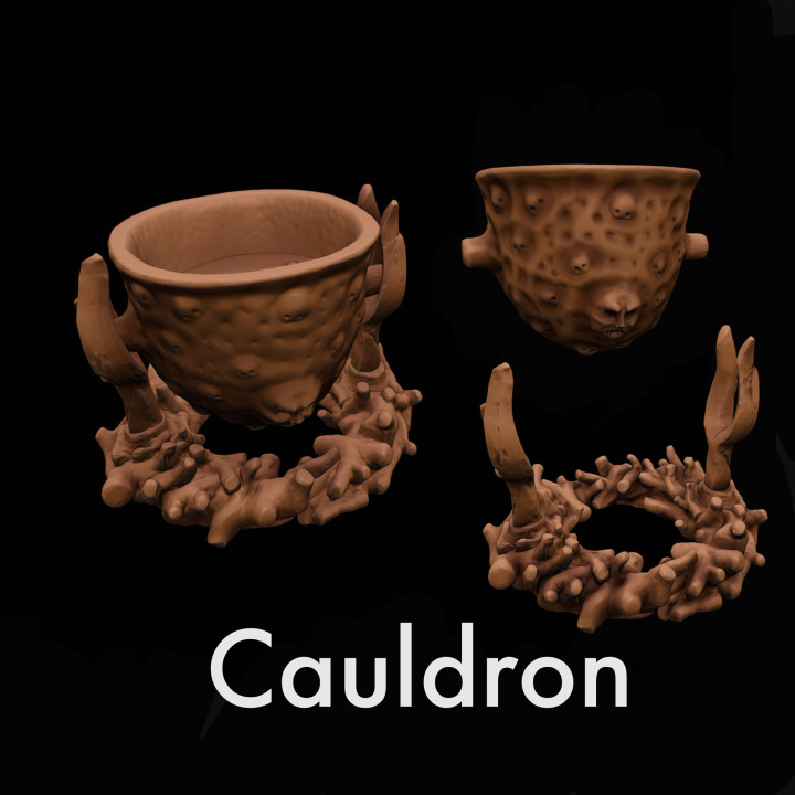 3D Printable Cauldron by Alexander Buryak