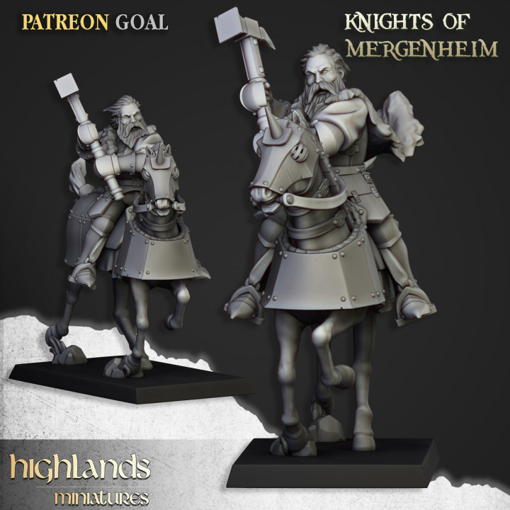 3D Printable Knights of Mergenheim - Highlands Miniatures by Highlands ...