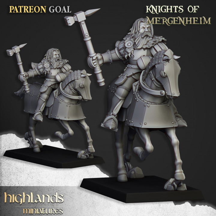 3D Printable Knights of Mergenheim - Highlands Miniatures by Highlands ...