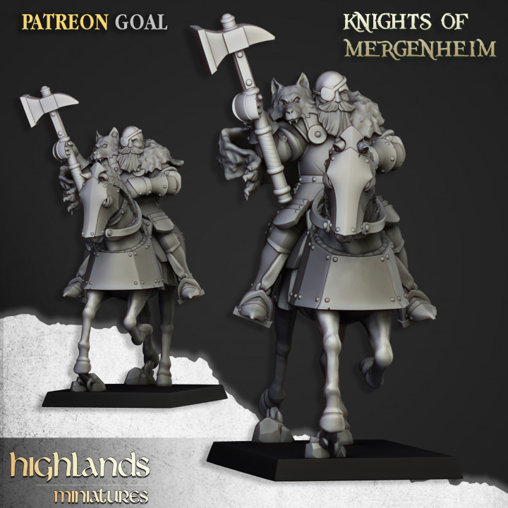 3D Printable Knights of Mergenheim - Highlands Miniatures by Highlands ...