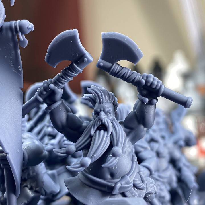 3D Printable Dwarf Deathseekers - Highlands Miniatures by Highlands ...