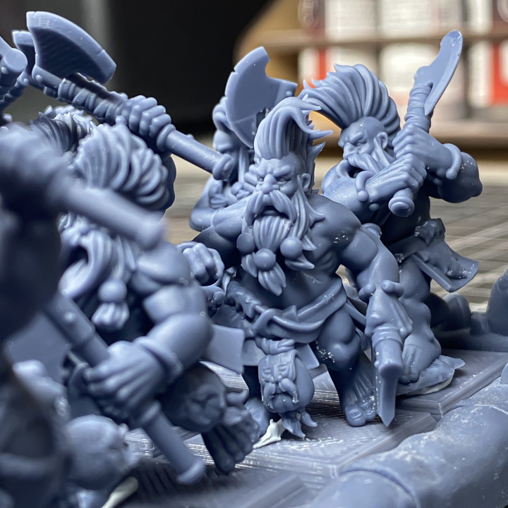 3D Printable Dwarf Deathseekers - Highlands Miniatures by Highlands ...