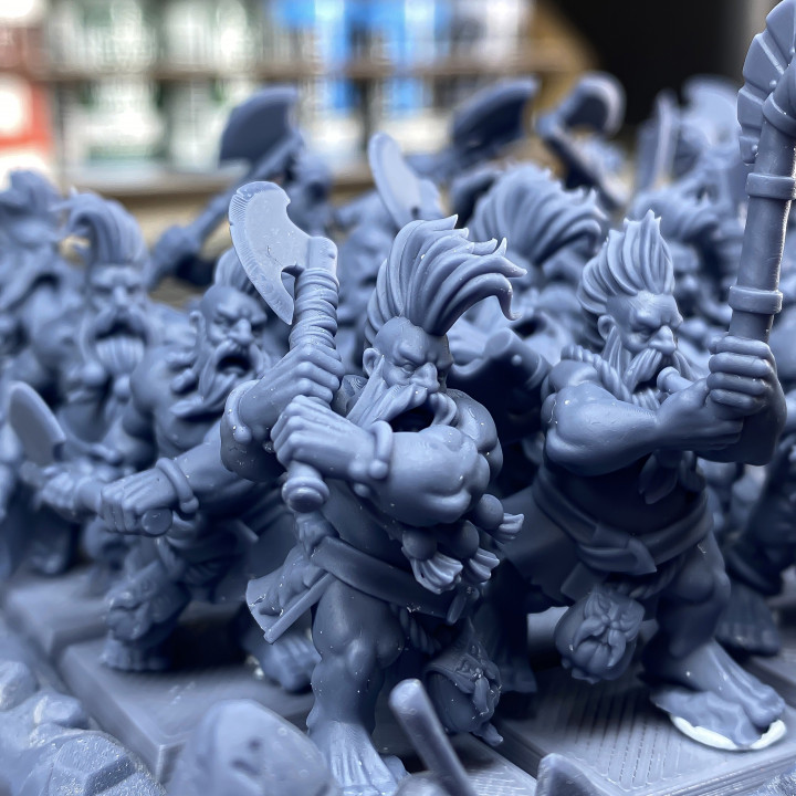 3D Printable Dwarf Deathseekers - Highlands Miniatures by Highlands ...