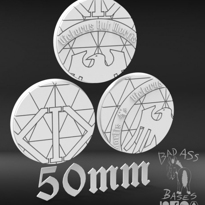 3D Printable Goth Black Birds Base Bundle by Badassbases