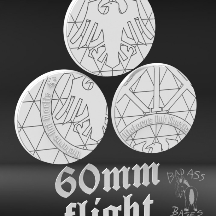 3D Printable Goth Black Birds Base Bundle by Badassbases