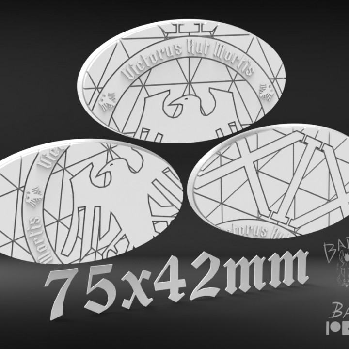 3D Printable Goth Black Birds Base Bundle by Badassbases