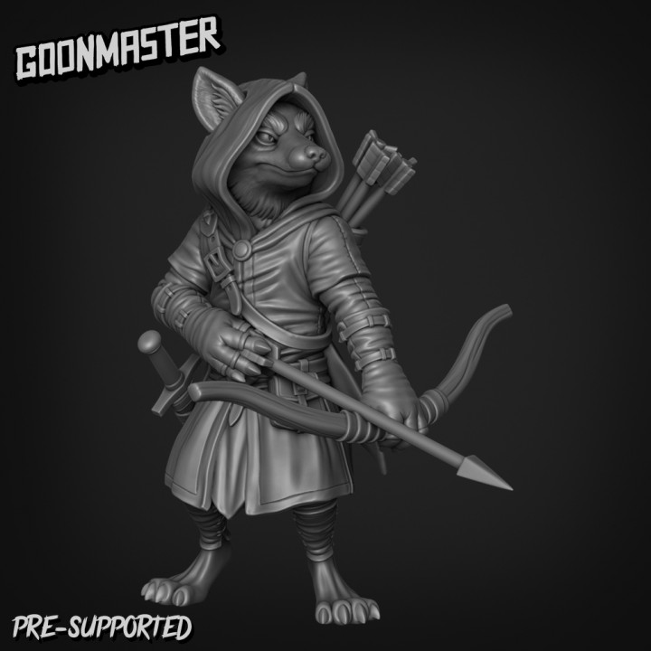 3D Printable Red Fox Archer 4 by Goon Master