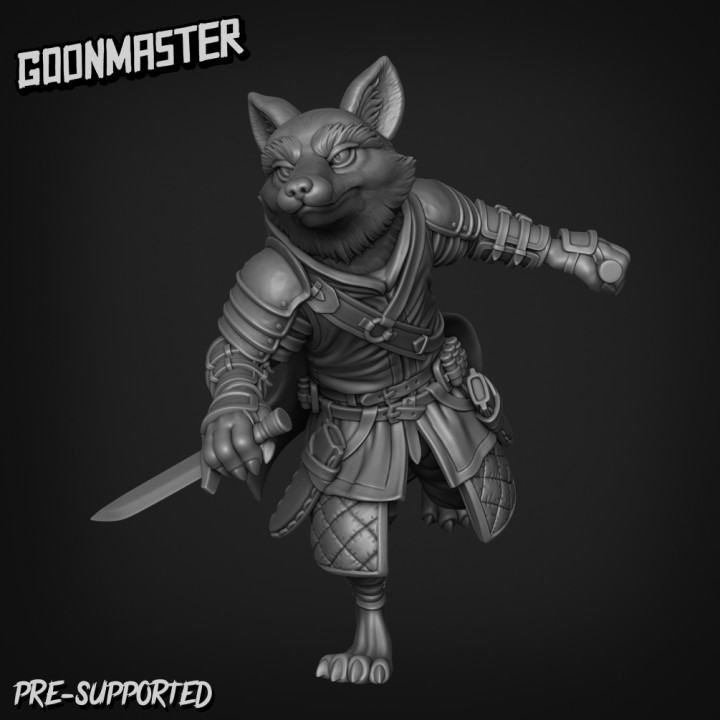 3D Printable Red Fox Assassin 2 by Goon Master