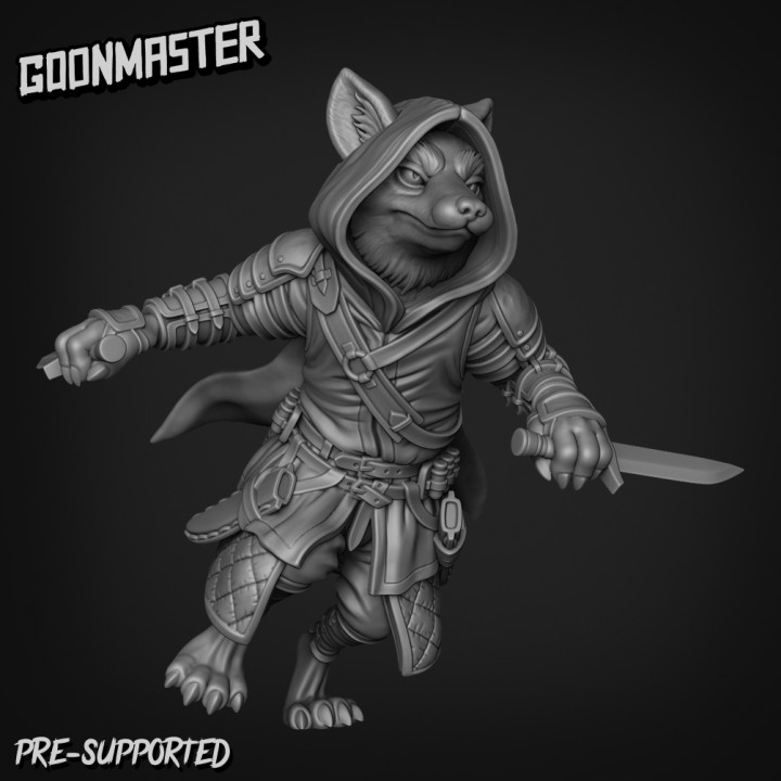 3D Printable Red Fox Assassin 4 by Goon Master
