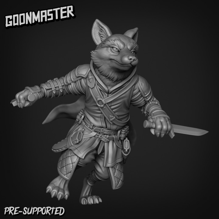 3D Printable Red Fox Assassin 4 by Goon Master