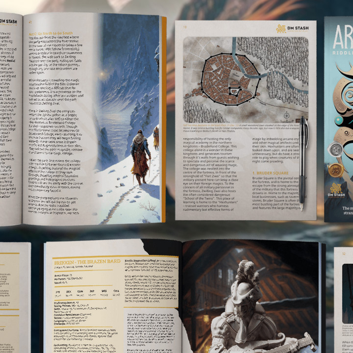 3D Printable Hex Hunters of Brightstone (DM Stash Jan '23 Bundle) by DM ...