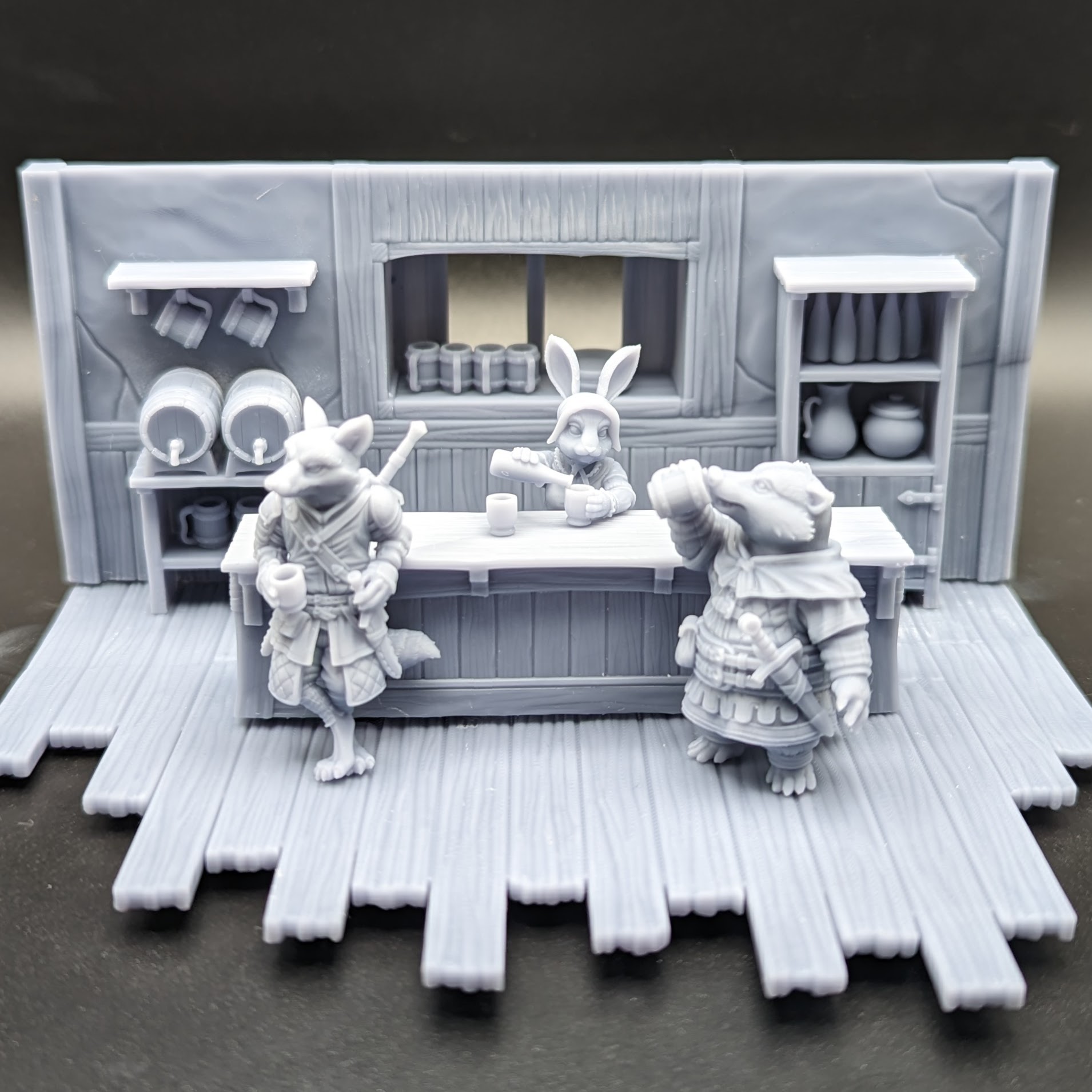 3D Printable Diorama 2 - Hopscotch's Tavern - Tavern and Diorama set by ...