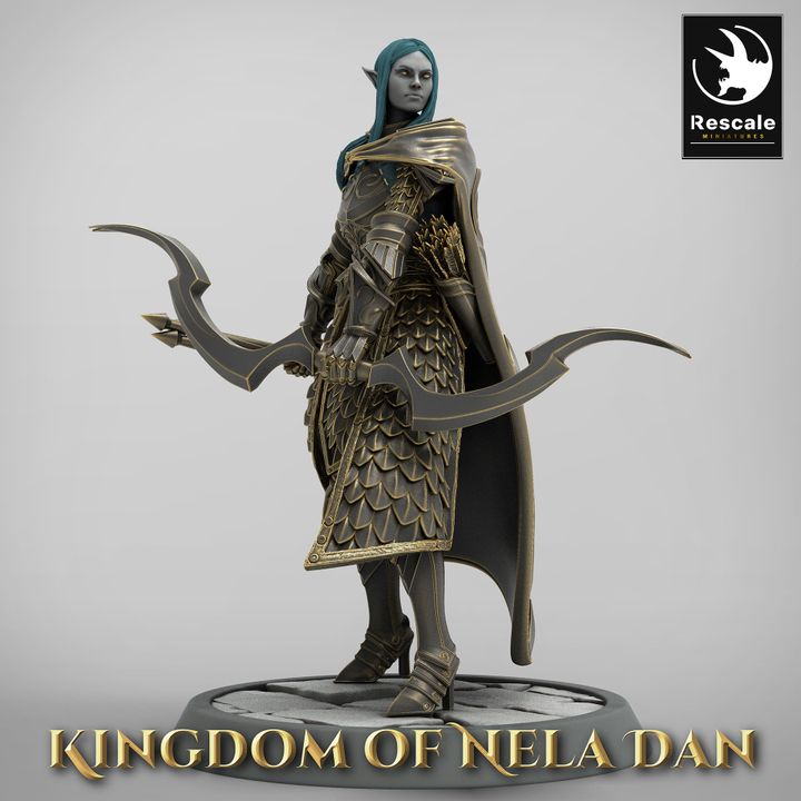 3D Printable Pack Archer elves by Rescale Miniatures