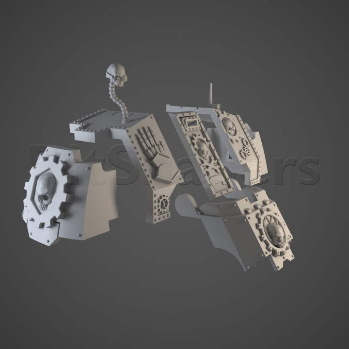 3D Printable Fist of Steel Walking Dead Armor by ErmyanArts