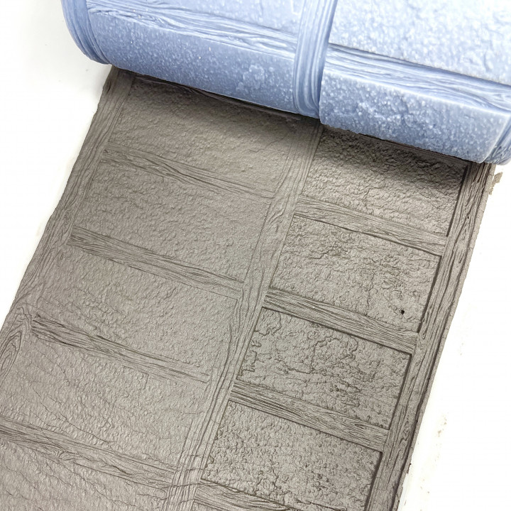 3D Printable Print N' Roll: Medieval Town Square (Texture Roller and ...