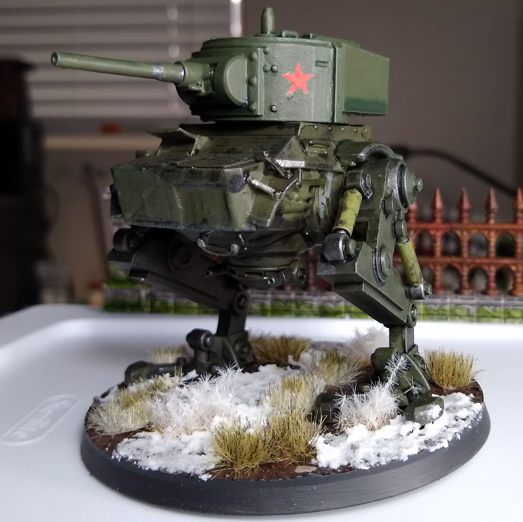 3D Printable Soviet Medium Walker ww2 by Kyoushuneko Miniatures