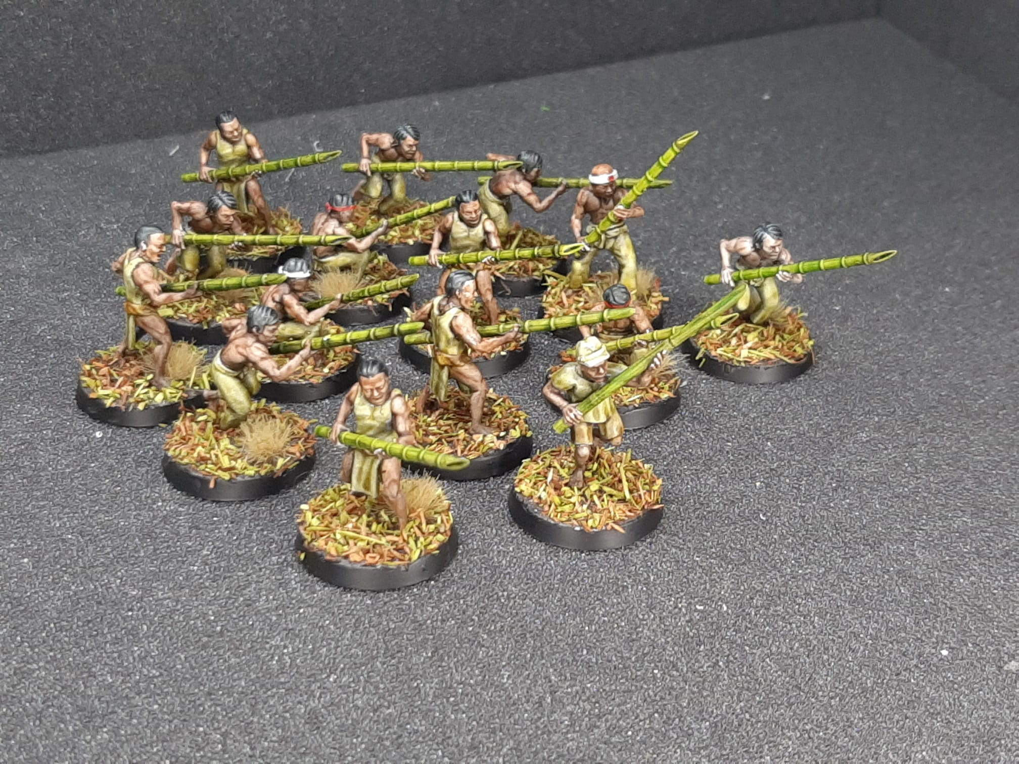 3D Printable Japanese Bamboo Spear Units ww2 by Kyoushuneko Miniatures