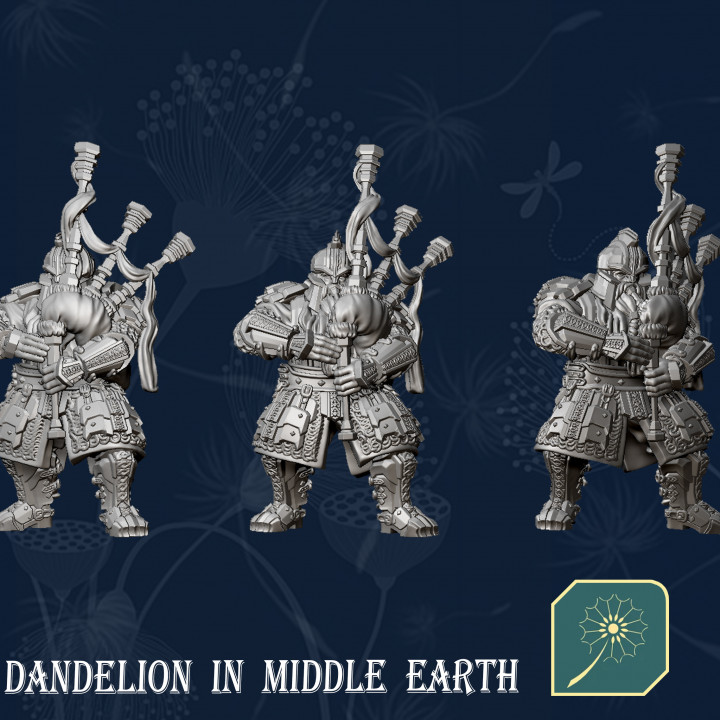 3D Printable Dwarf of Metal Mountain- Musical Band by Dandelion in ...